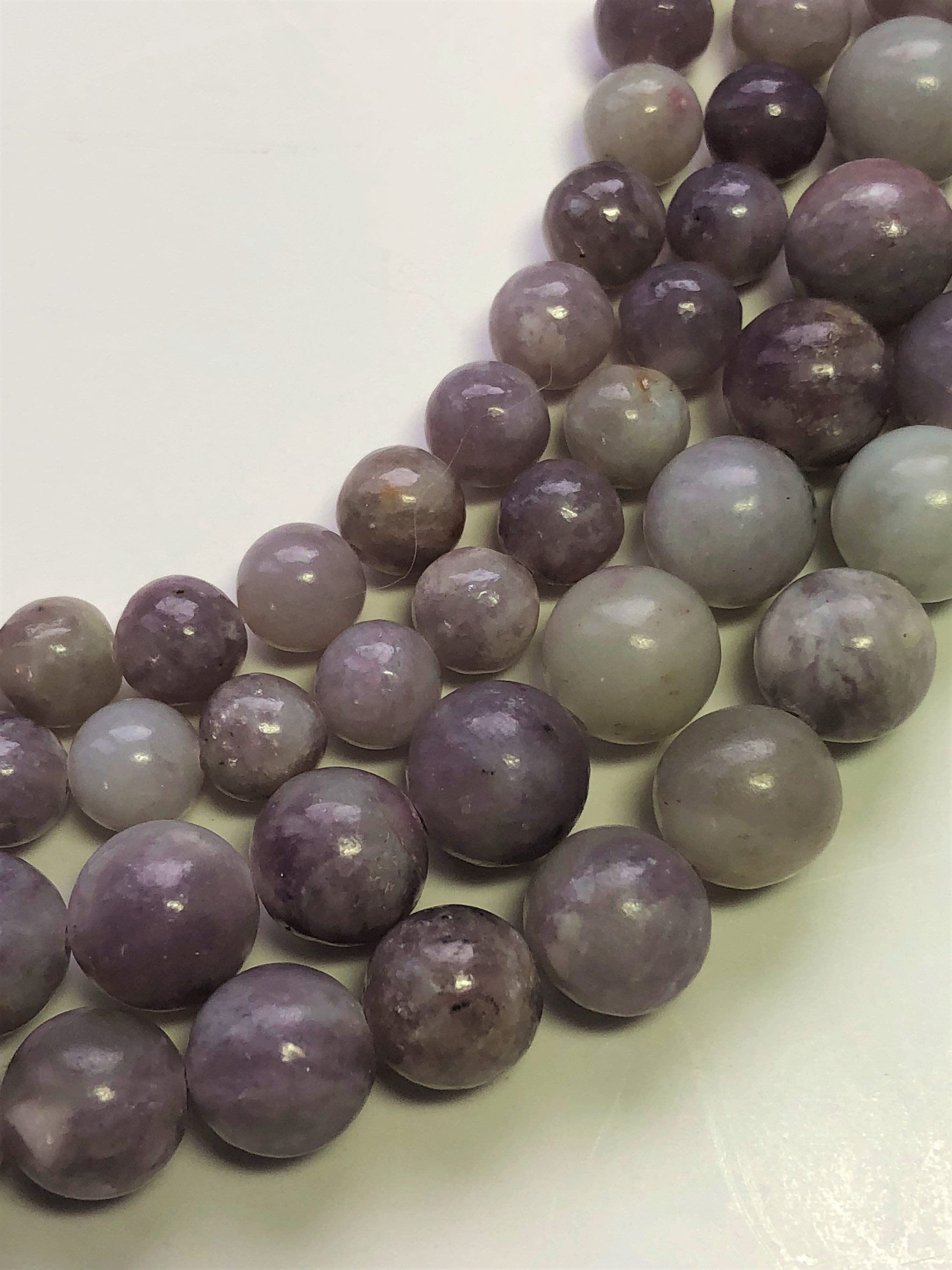 Natural Lilac Stone Gemstone Beads. Full 15 Strand of - Etsy