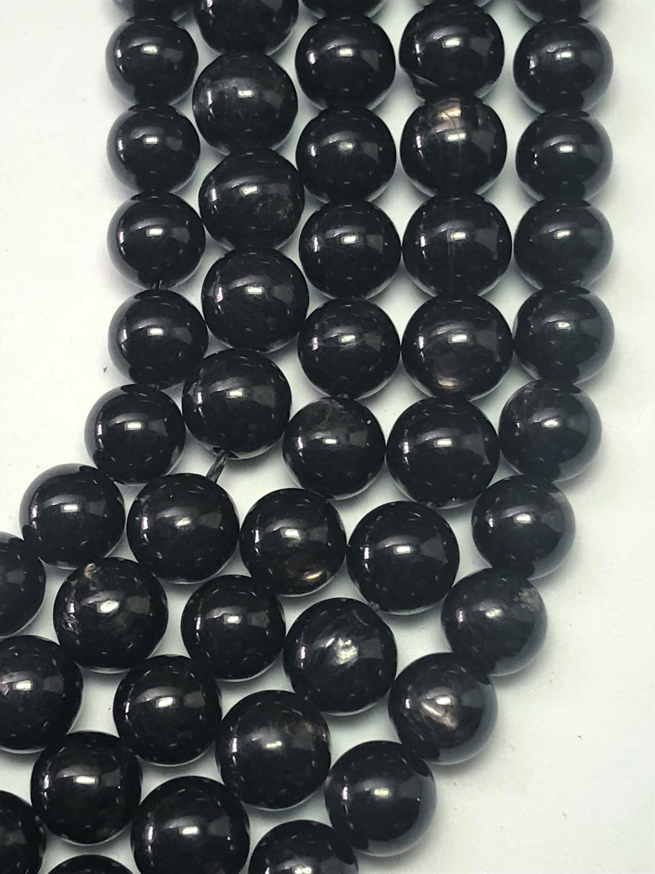 6mm Dark Brown Hypersthene Gemstone Beads. Full 15" Strand of AA/AAA ...