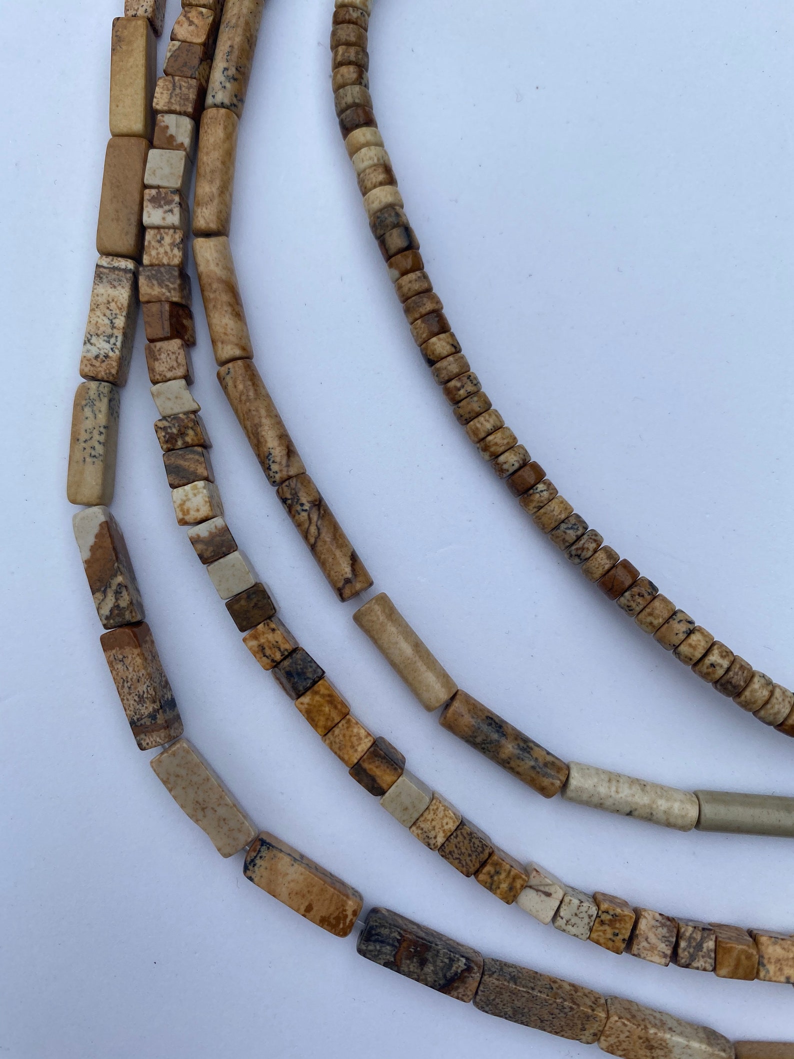 Picture Jasper Gemstone Beads 4 Shapes Available: 4mm Cube - Etsy