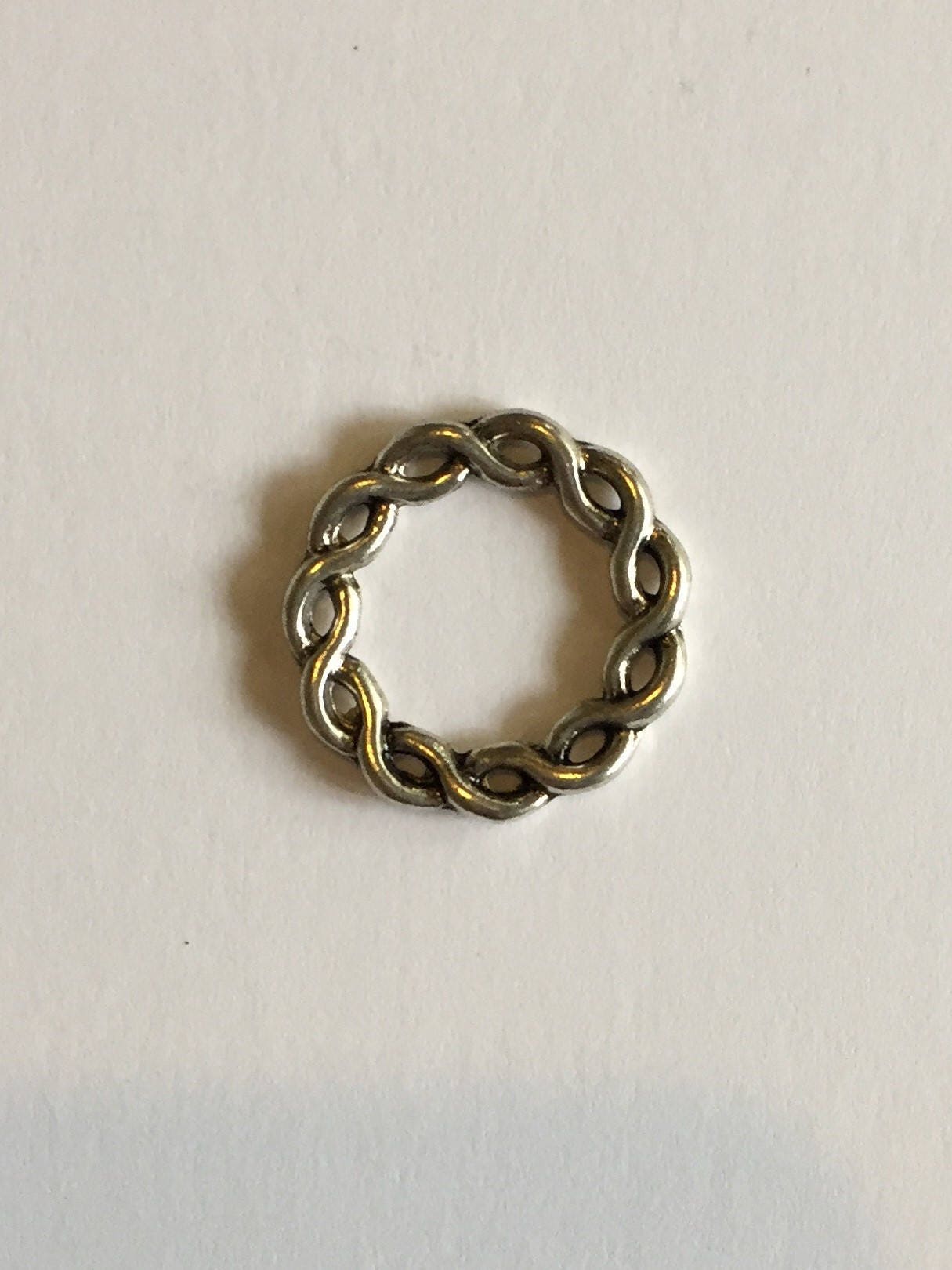 Braided Ring Component. 5 Pieces. 20mm in Diameter Antique - Etsy