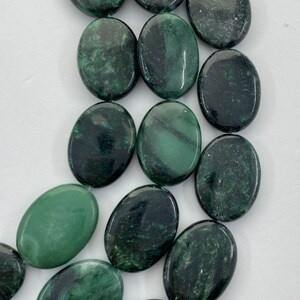 North Burma Green Mawsitsit Jade-albite Gemstone Beads. Full 15" Strand ...