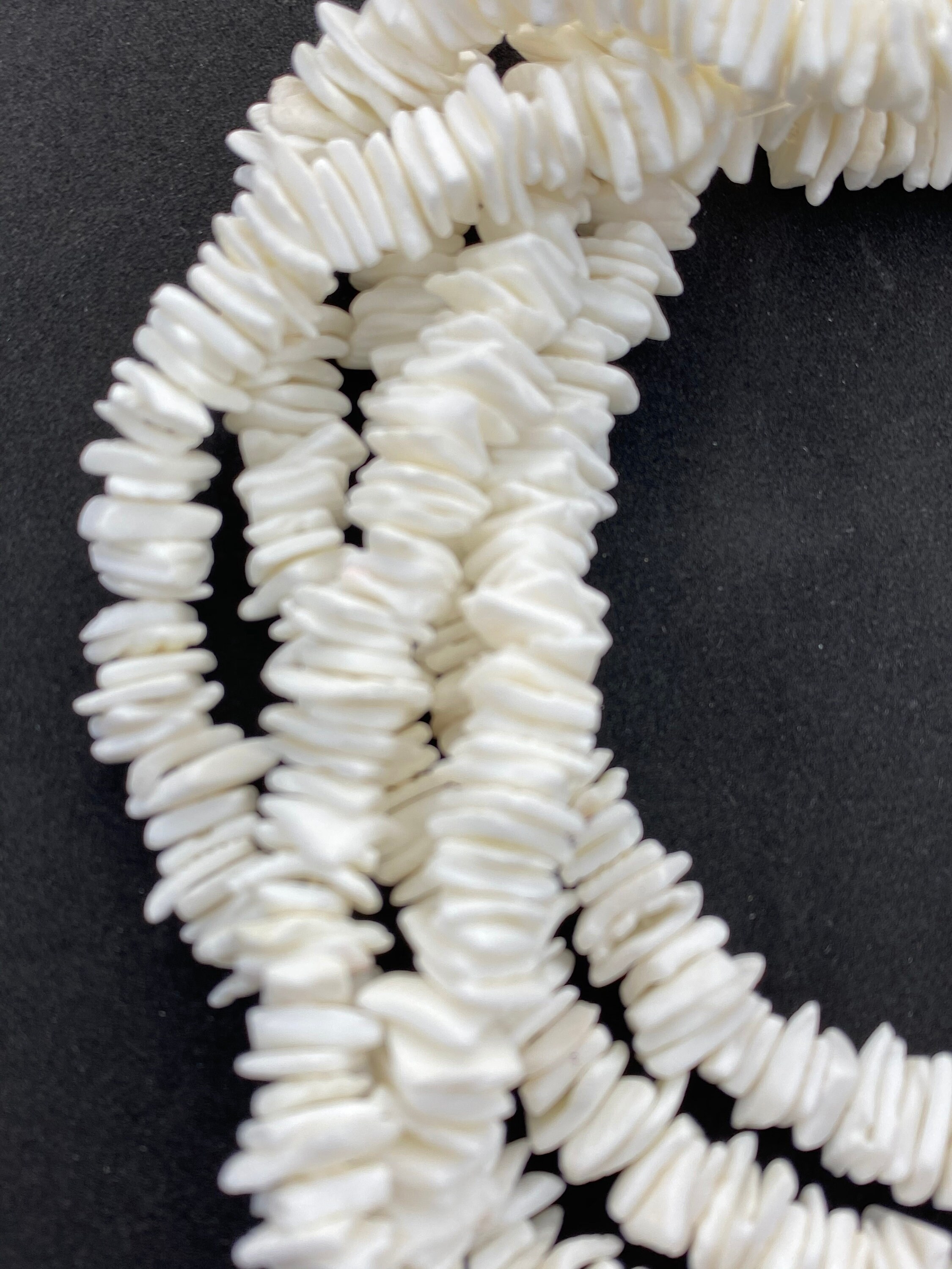 White Clam Shell Chip Beads. 16 Strands of 10-12mm White - Etsy