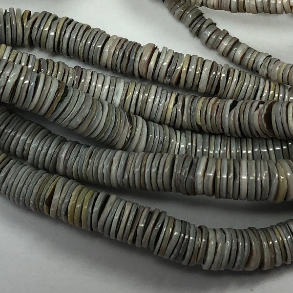 Shell Heishi Beads - Etsy