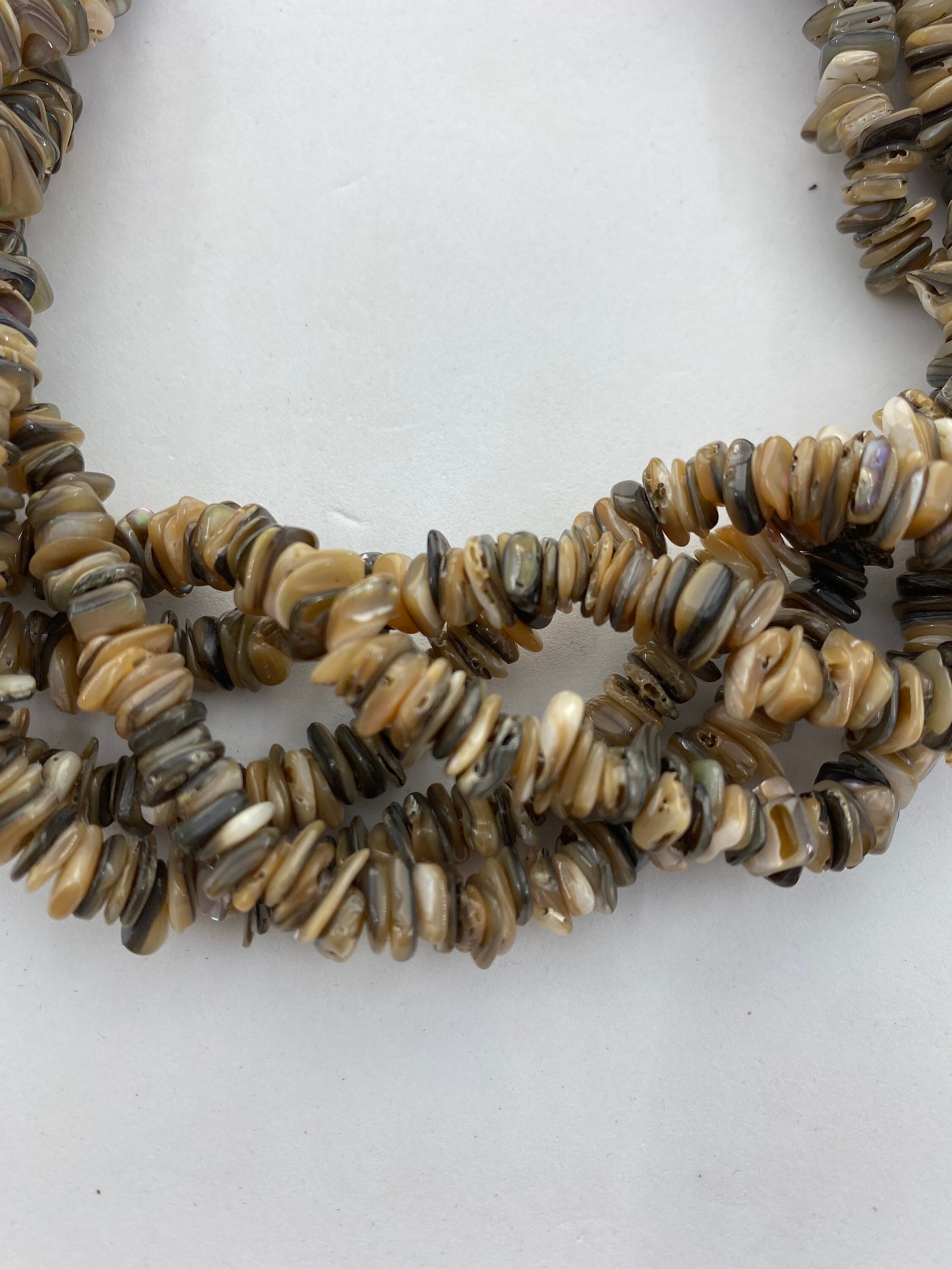 Paua Shell Chunky Chip Beads. 16 Strands of 8-10mm Paua | Etsy