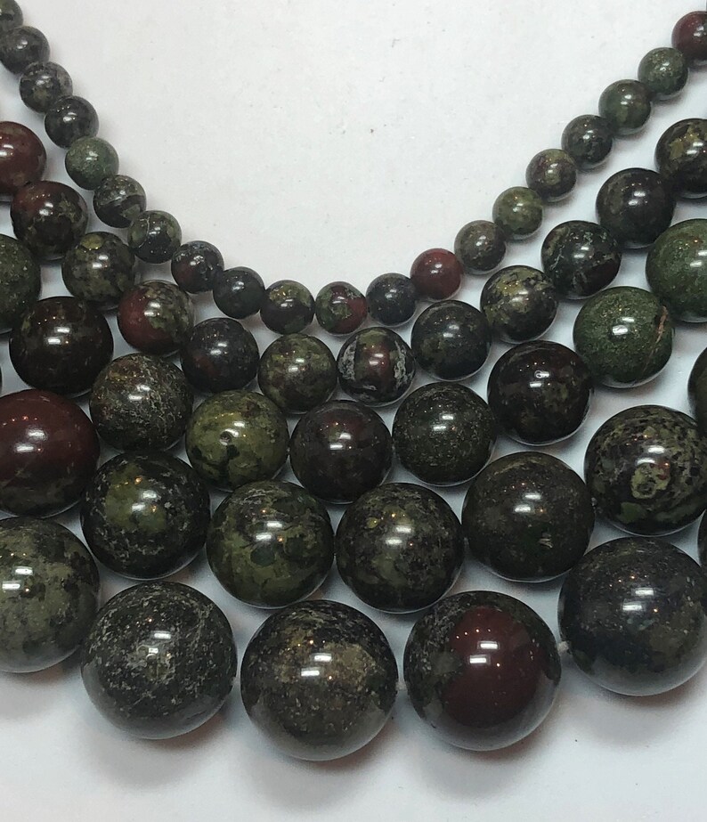 Dragon Stone Jasper. Form of South African Green Epidote That Forms ...