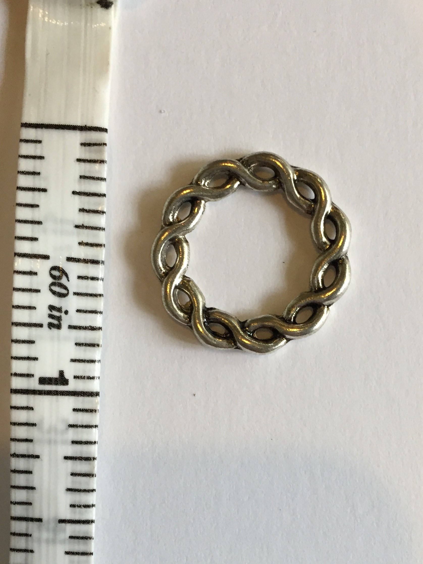 Braided Ring Component. 5 Pieces. 20mm in Diameter Antique - Etsy