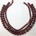 Apple Jasper Gemstone Beads. Deep Red Jasper Beads With Touches of Gray ...