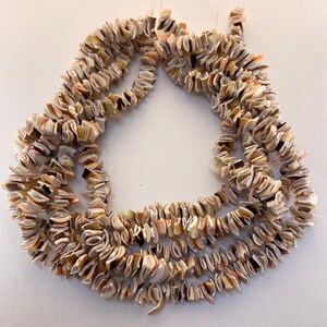 Pink Mosaic Luanos Shell Crazy Cut Beads. 16" Strands of 8-12mmm Dia ...