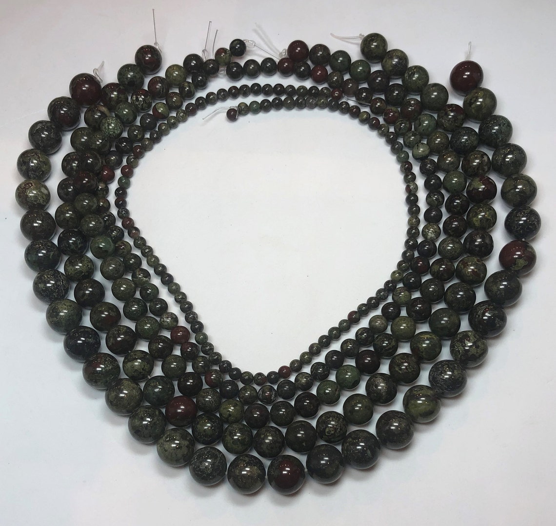 Dragon Stone Jasper. Form of South African Green Epidote That Forms ...