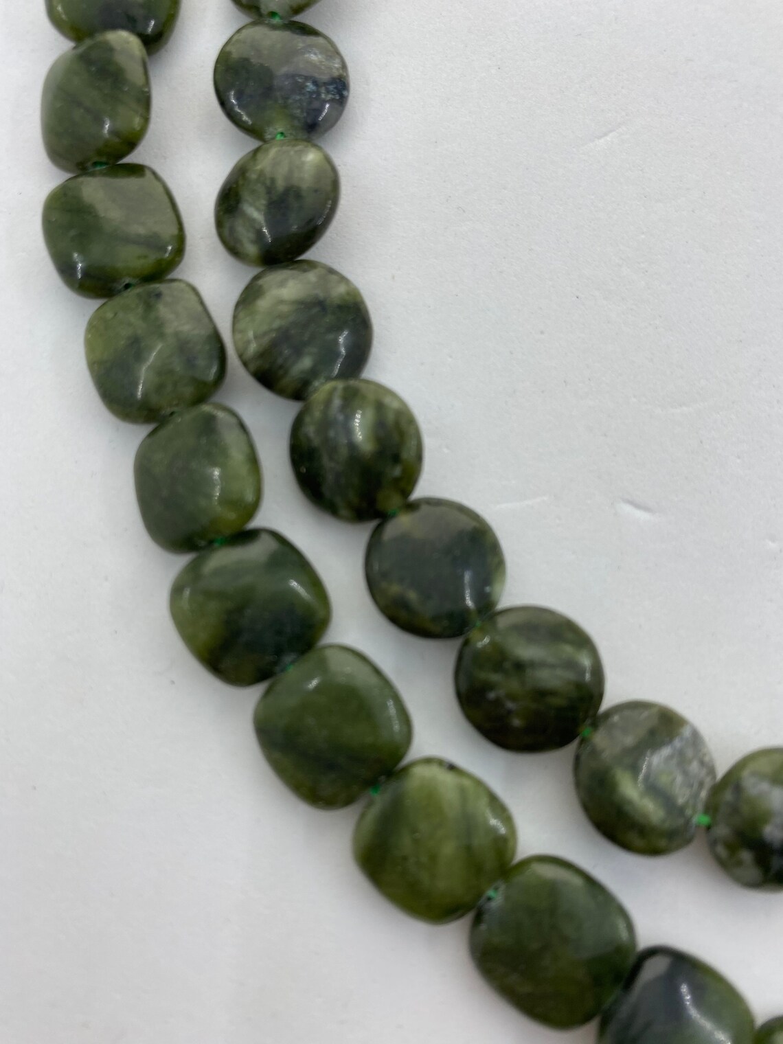 Chinese Jade Gemstone Beads available in 12mm coin and 12mm | Etsy