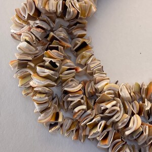 Pink Mosaic Luanos Shell Crazy Cut Beads. 16 Strands of - Etsy