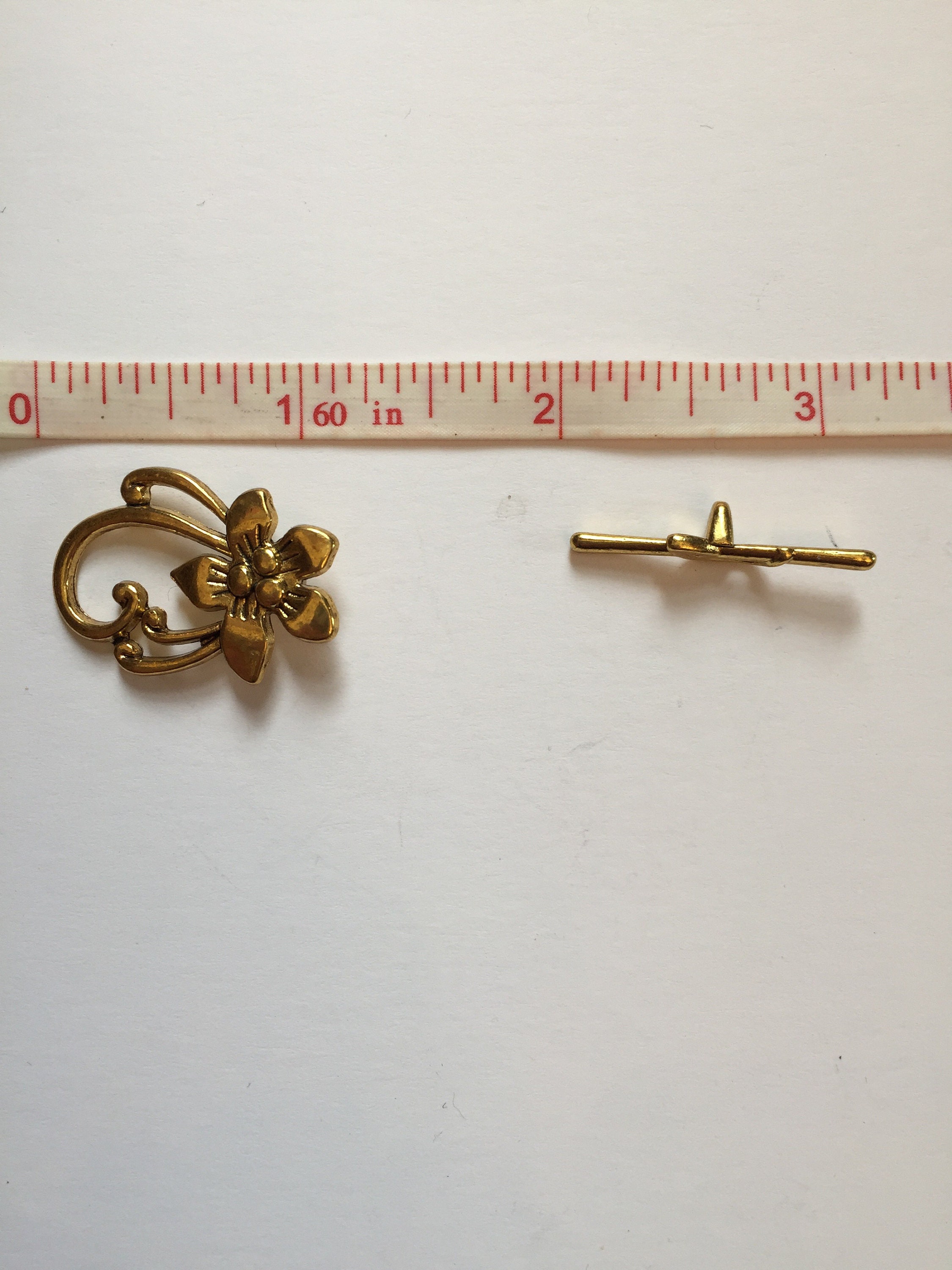 Package of 5 Large Antique Gold Toggle Clasps. Base Metal | Etsy