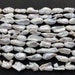 White 20-28mm Thick Stick Freshwater Pearl Beads. 16 Strand of Center ...