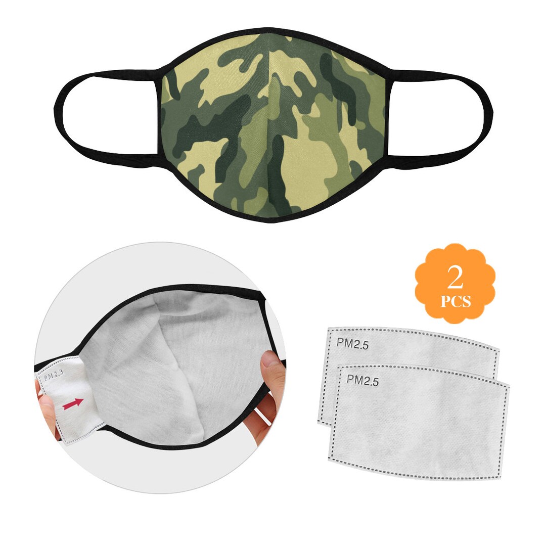 Camoflauge Mask, Camo Mask, Face Cover, Cloth Mask, Filter Mask ...