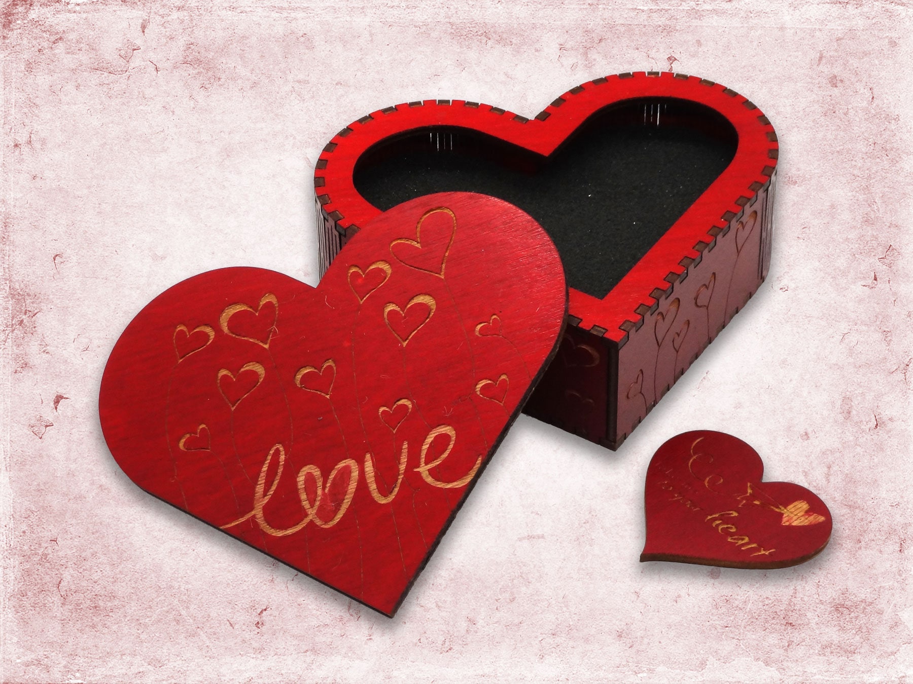 Unique Heart Shape love Gift Box - Etsy UK