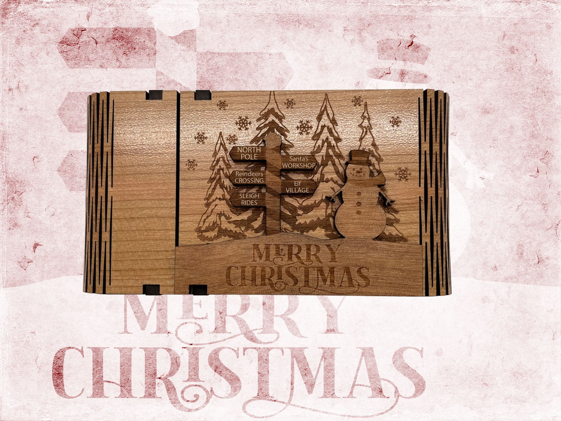 Merry Christmas nativity Scene Gift Card Holder | Etsy