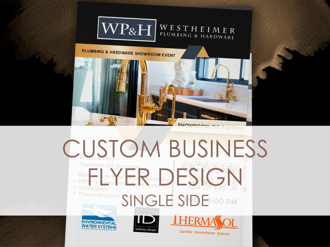 Custom Business Flyer Design, Custom Single-sided Flyer Design ...