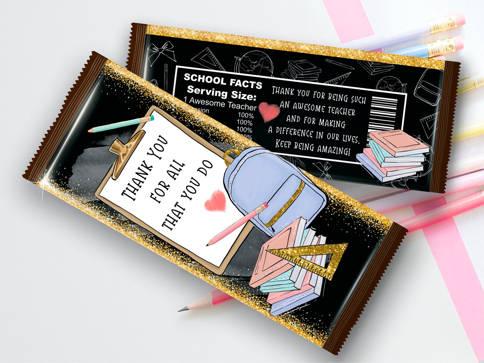 Teacher Appreciation Bundle Teacher Appreciation Chip Bag - Etsy