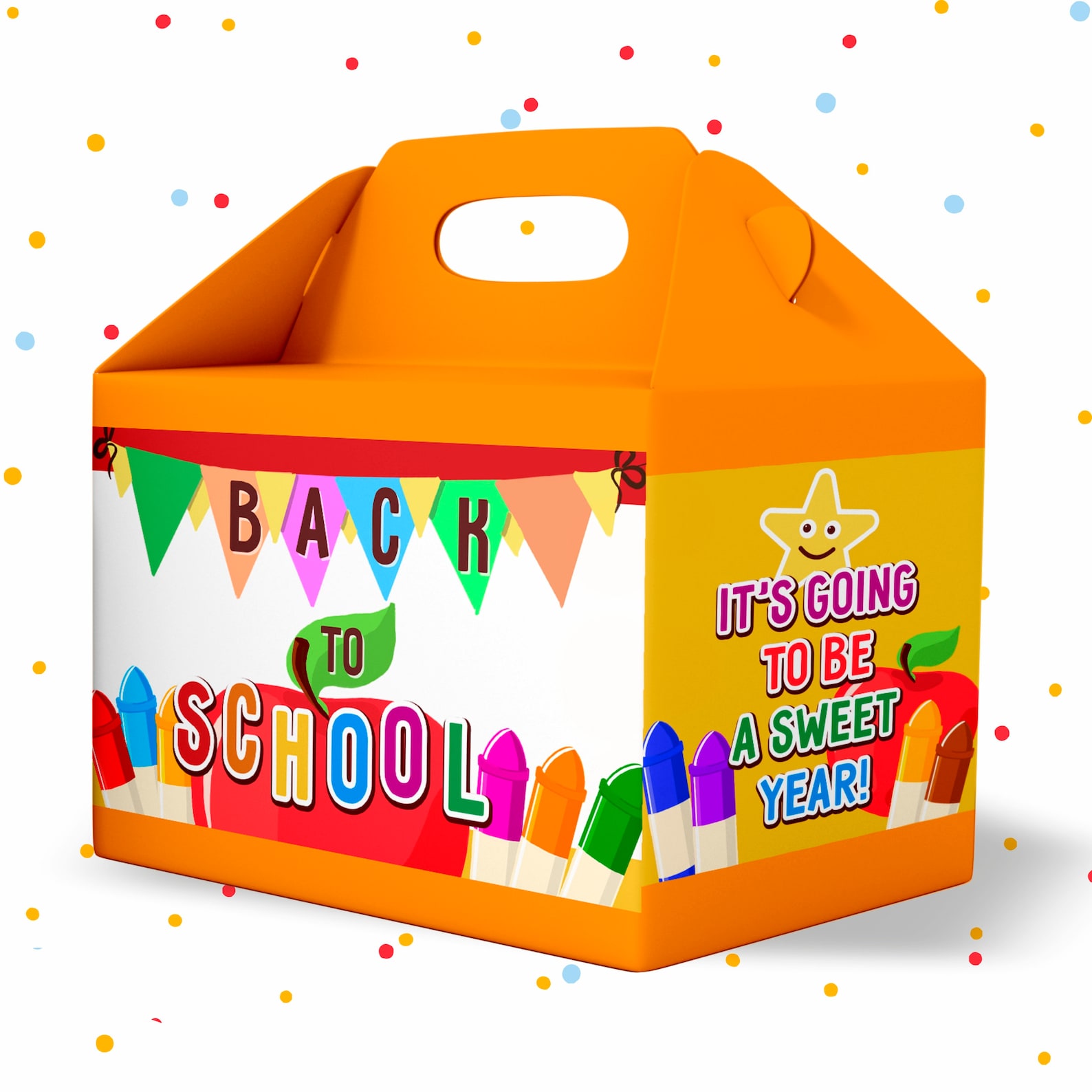 Back to School Gift Box Labels, Back to School Labels, Back to School ...