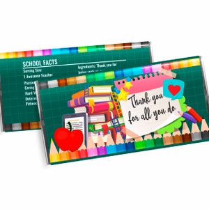 Teacher Appreciation Bundle, Teacher Appreciation Chips, Water Labels ...