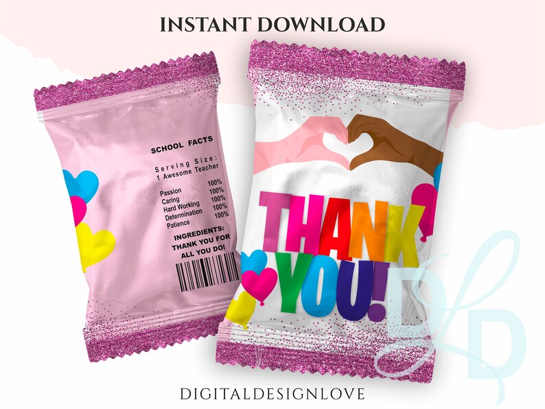 Employee Appreciation Chip Bag Wrapper, Employee Appreciation Gift Chip ...