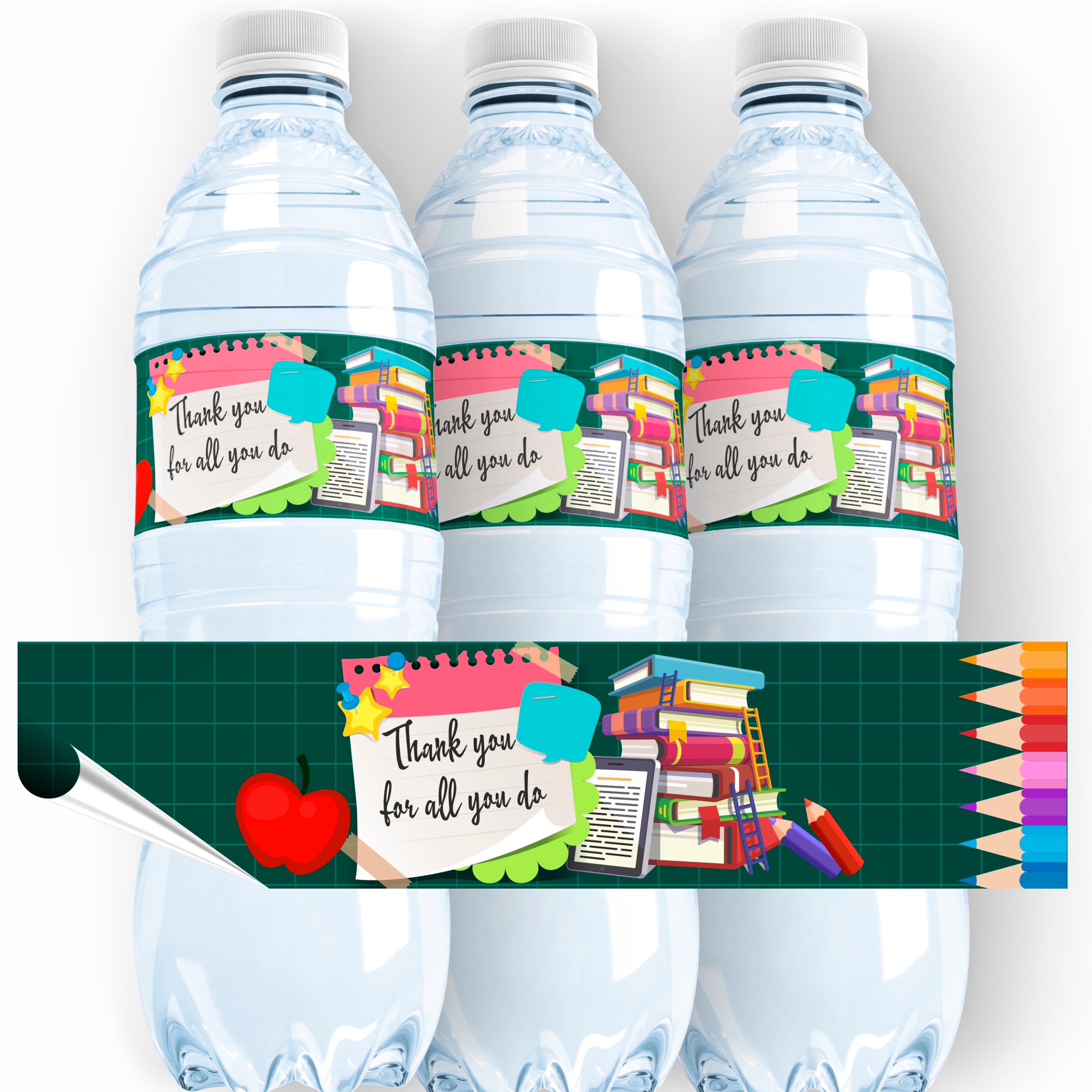 Teacher Appreciation Bundle, Teacher Appreciation Chips, Water Labels ...
