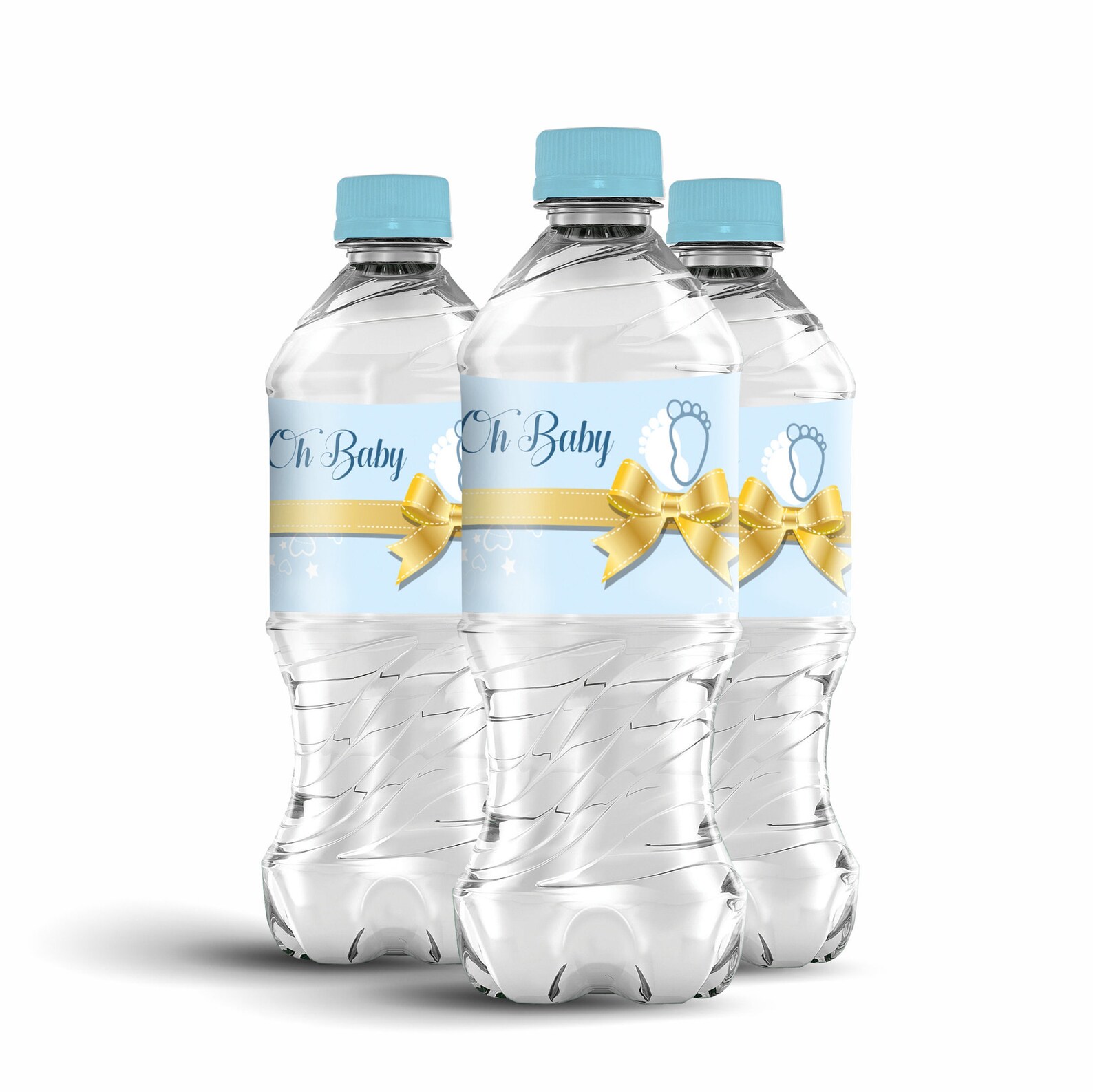 Baby Shower Bottle Labels Oh Baby Water Bottle Labels Boys - Etsy