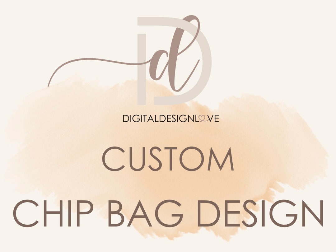 Custom Chip Bag Design Matching Chip Bag Design Printable - Etsy