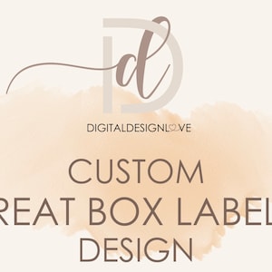 Custom Treat Box Labels, Personalized Treat Box Label, Custom Design ...
