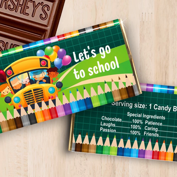 Bus Candy Wrapper - Etsy