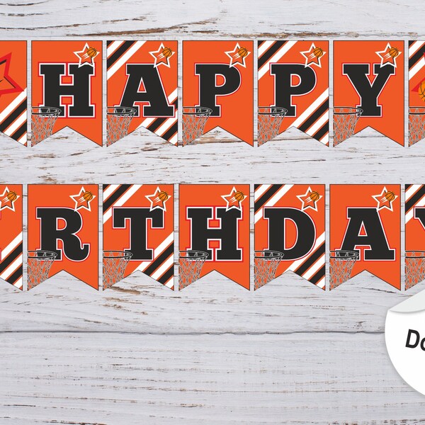 Basketball Garland - Etsy