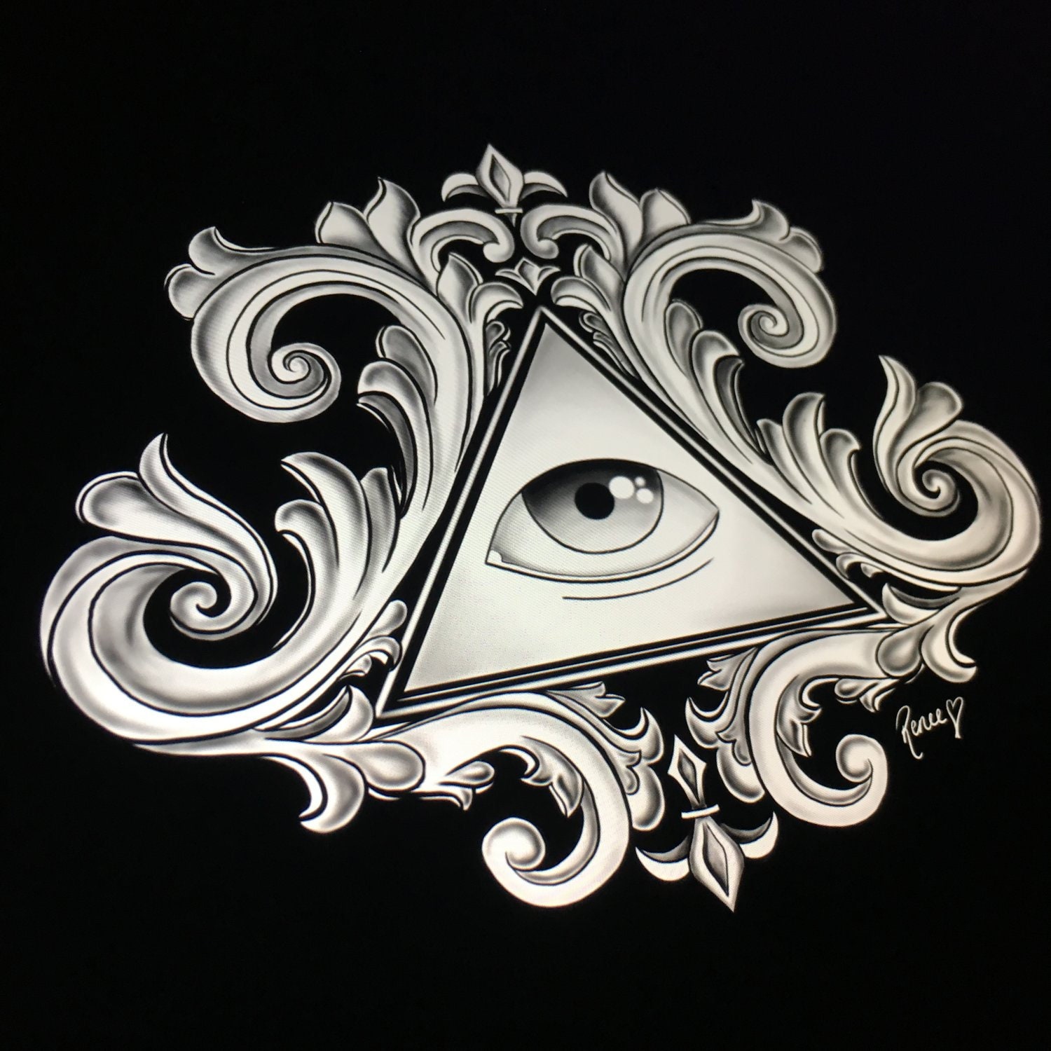 All Seeing Eye Print - Etsy