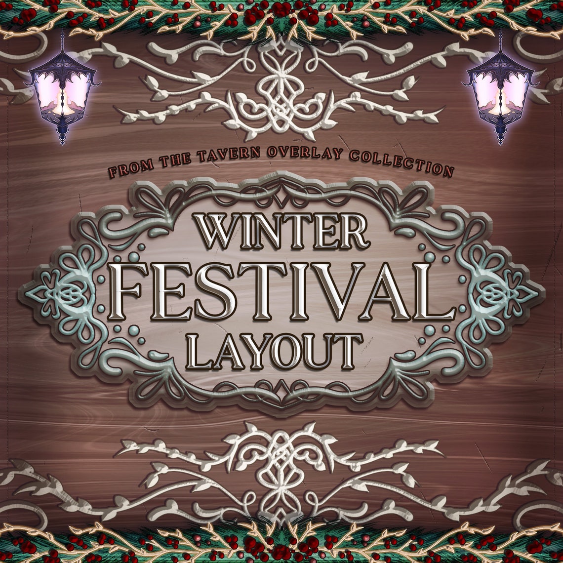 Tavern Overlay | Winter Festival Layout | Streaming Overlays ...