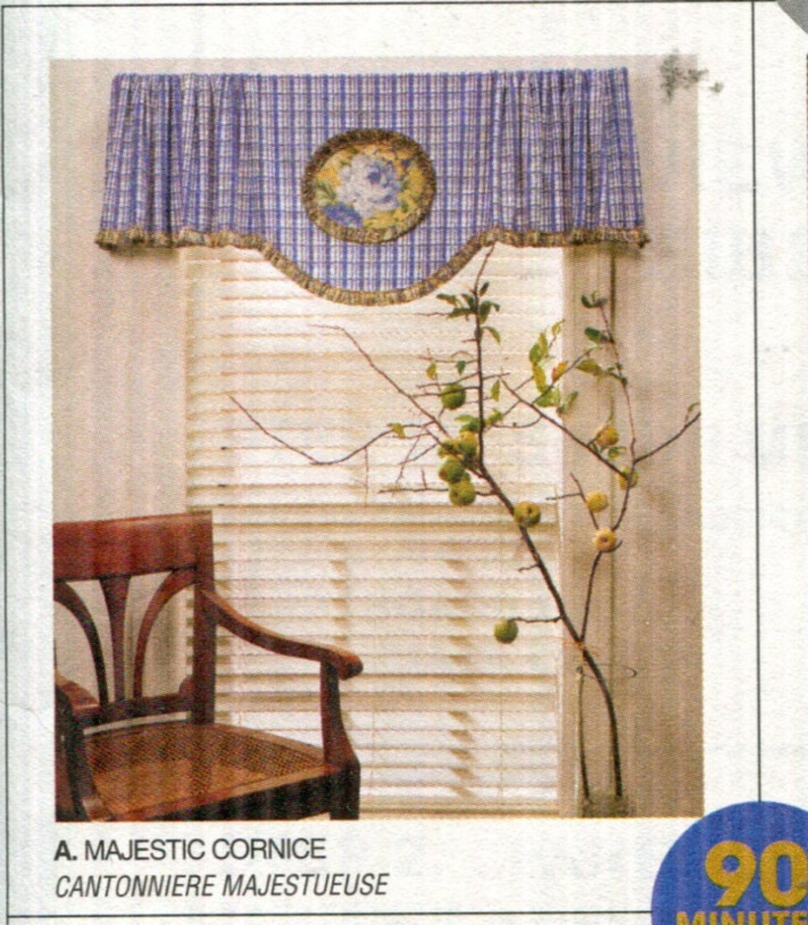Home Decorating Pattern Majestic Cornice, Sheer Ribbon Shade, Classic ...
