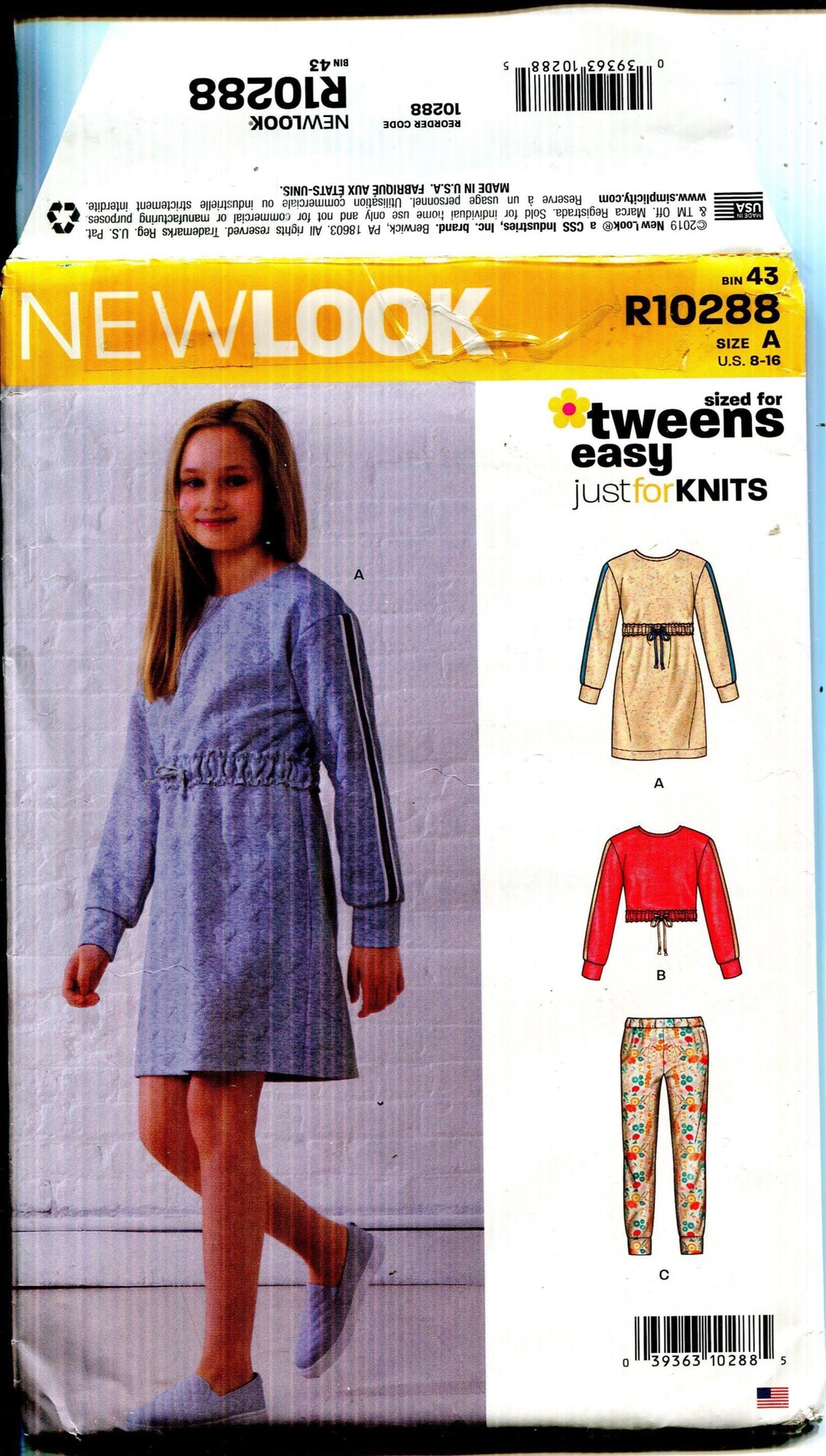 Pattern Girls Tweens Knits Only Long Sleeve Dress, Long Sleeve Top ...
