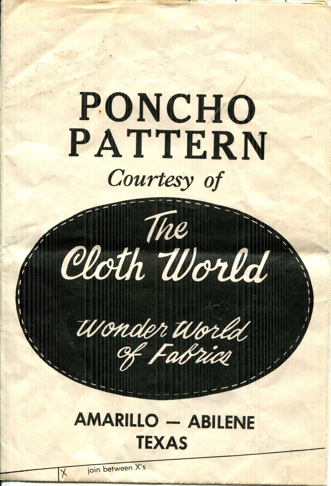 Girls Toddlers Pattern Poncho, Pattern Does Not Have Sizes Indicated ...