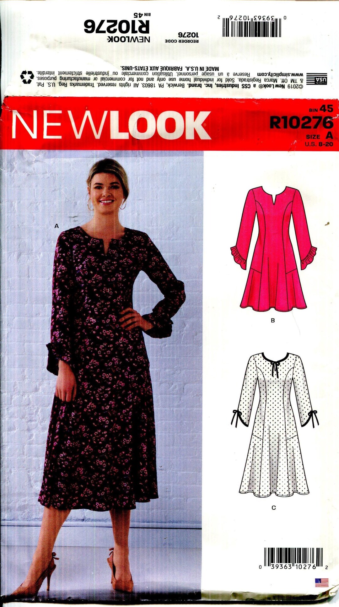 Patterns Misses' Princess Seamed Dress, Three Different Lengths, Long ...