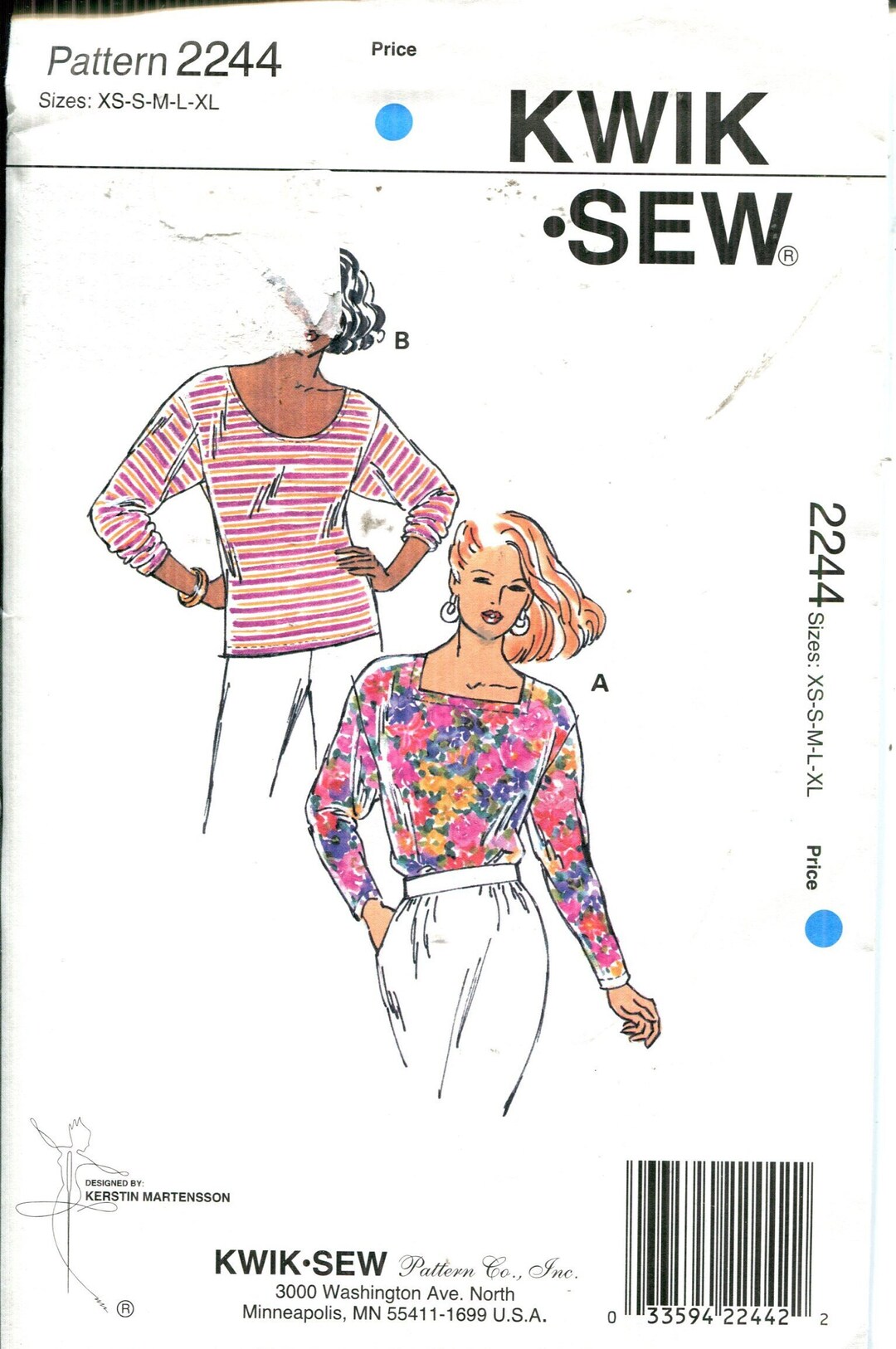 Pattern Misses Tops Have Dropped Shoulders and Long Sleeves, Scoop ...