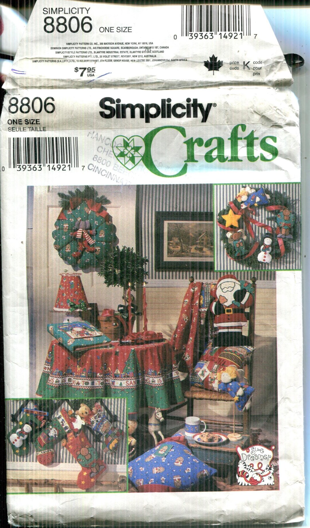 Pattern Home Christmas Decorating Ornaments Wreath Stockings Tree Skirt ...