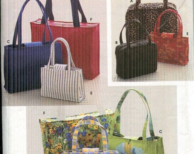 Pattern for Six Different Size and Shape Bags / Totes / Purse - Etsy