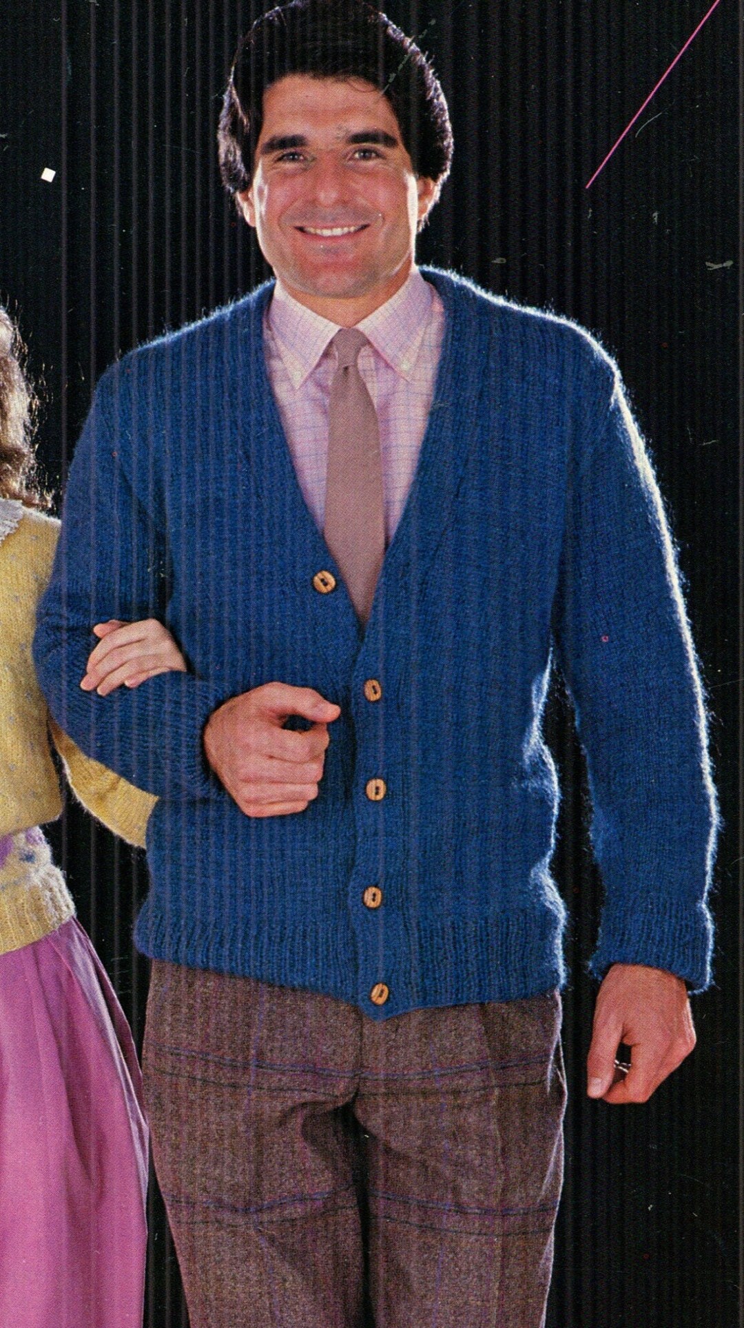 Men's Classic Cardigan PDF Knitting Instructions Instant Download - Etsy