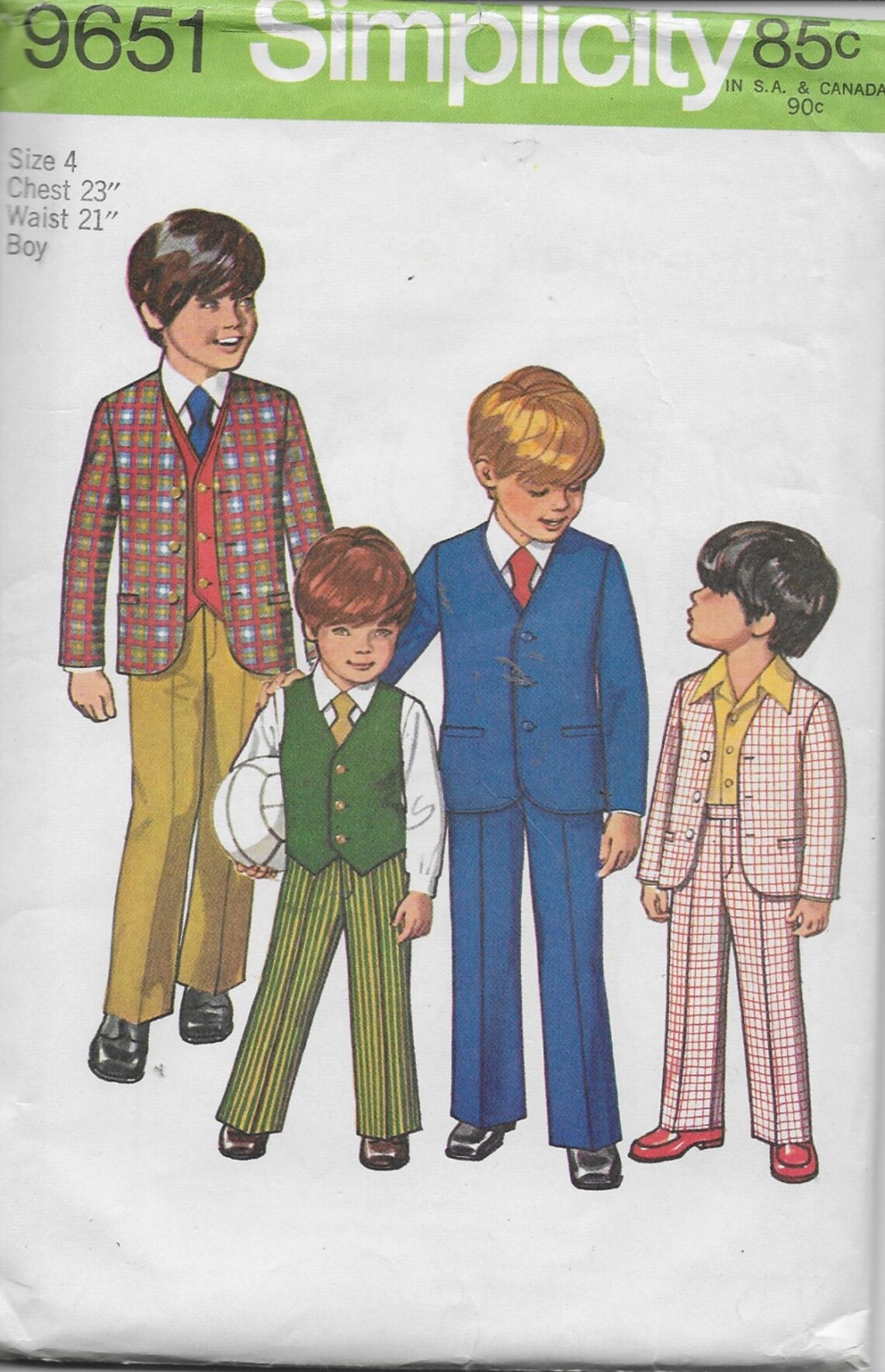 Pattern Boys Toddler ,long Sleeve Shirt, Lined Jacket, Vest, Pants ...