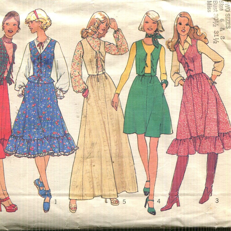 Prairie Skirt Pattern - Etsy