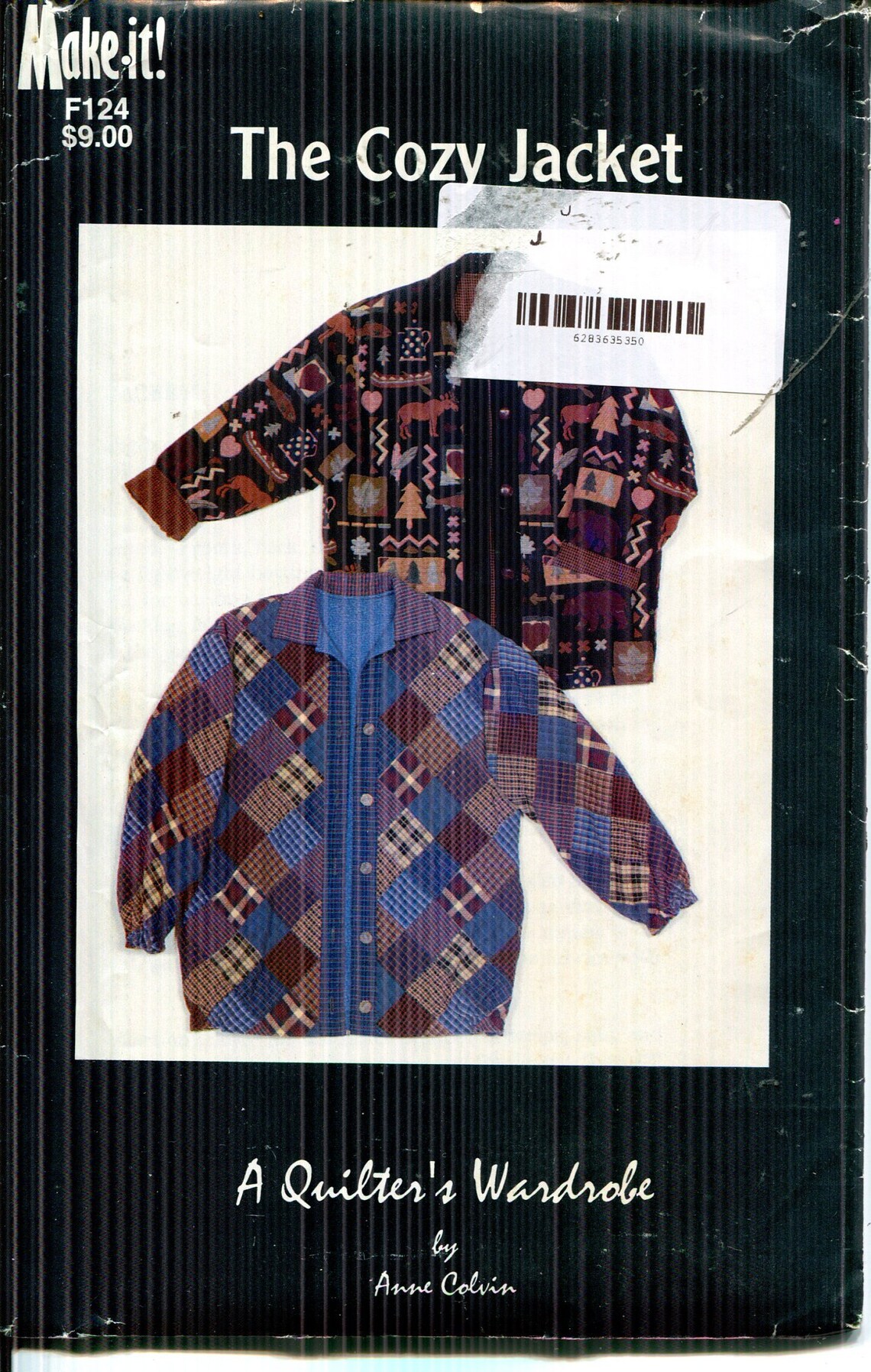 Misses Pattern Quilted Cozy Jacket UNCUT/FF A Quilters Wardrobe 124 ...