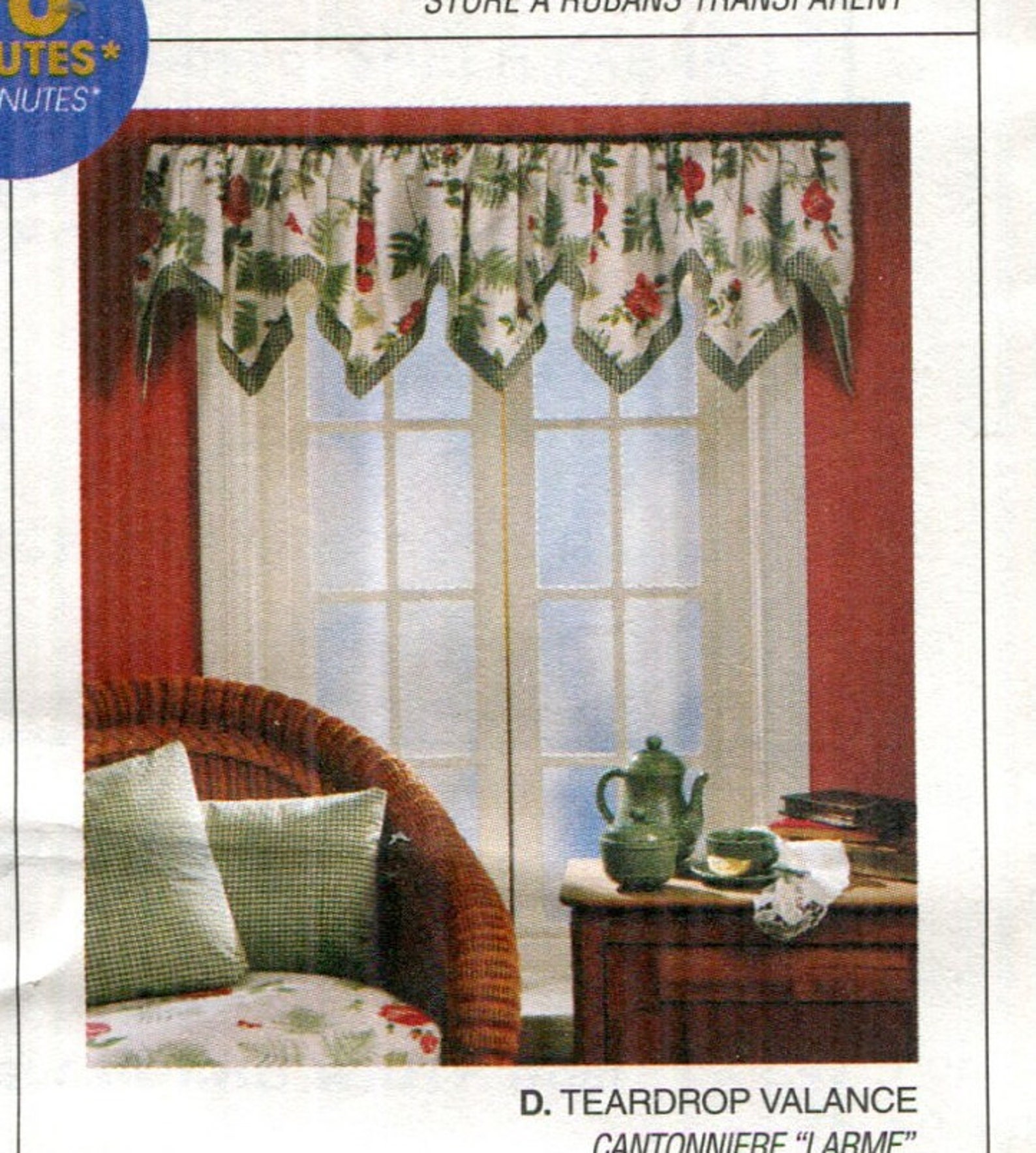Home Decorating Pattern Majestic Cornice, Sheer Ribbon Shade, Classic ...