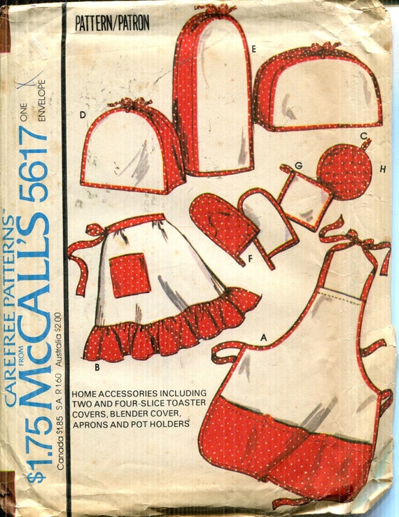 4 Slice Toaster Cover Pattern