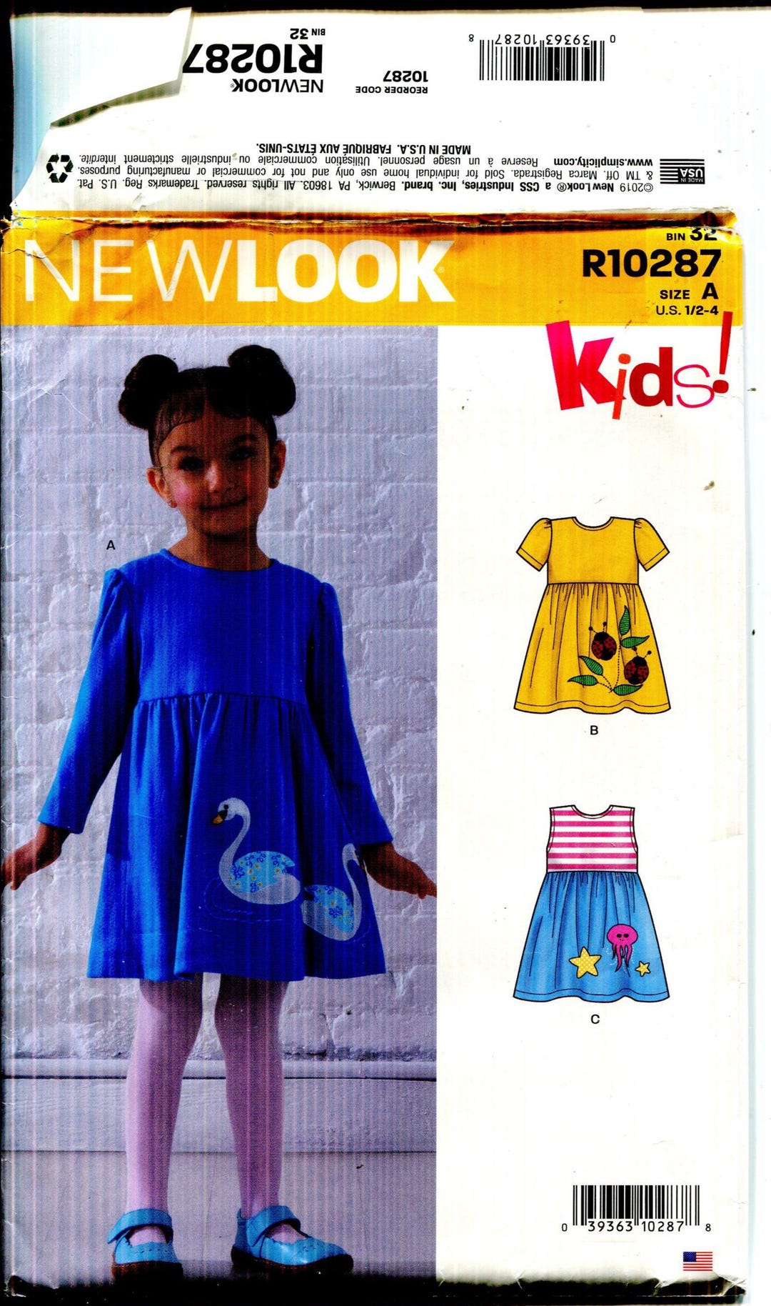 Pattern Children's Infants Toddler Girl-dress, Long, Short Sleeve or ...