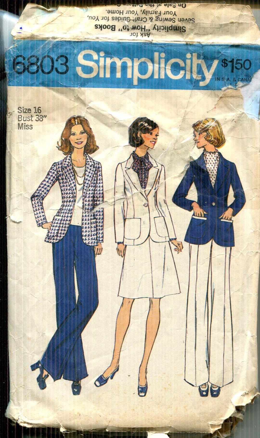 Misses' Pattern Unlined Jacket, Skirt, Suit and Jacket, Pants Suit ...