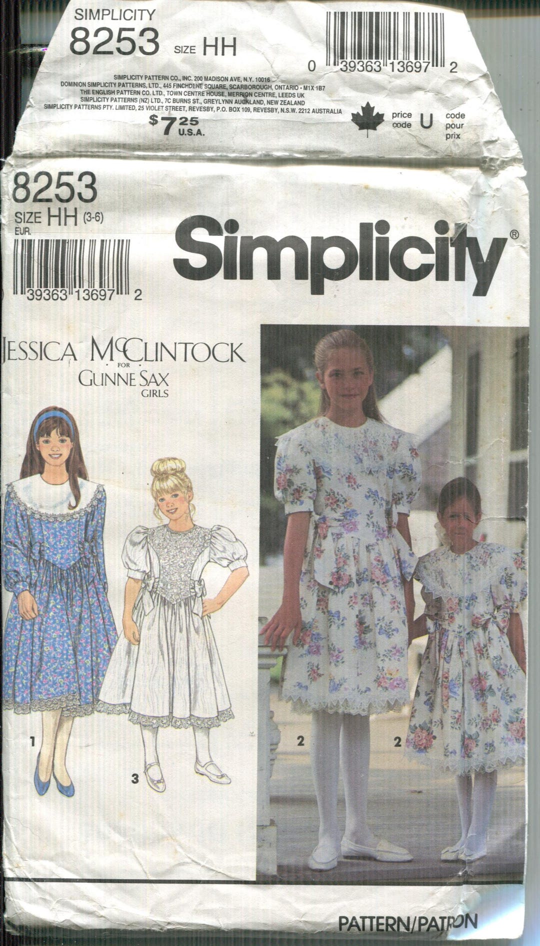 Pattern Childrens Girls Below Knee Length Dress With Princess Seamed ...