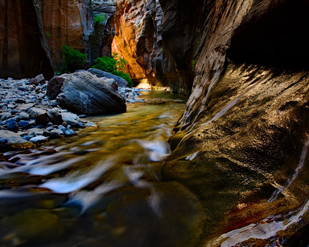 Narrows at Zion - Metal Photo - Etsy